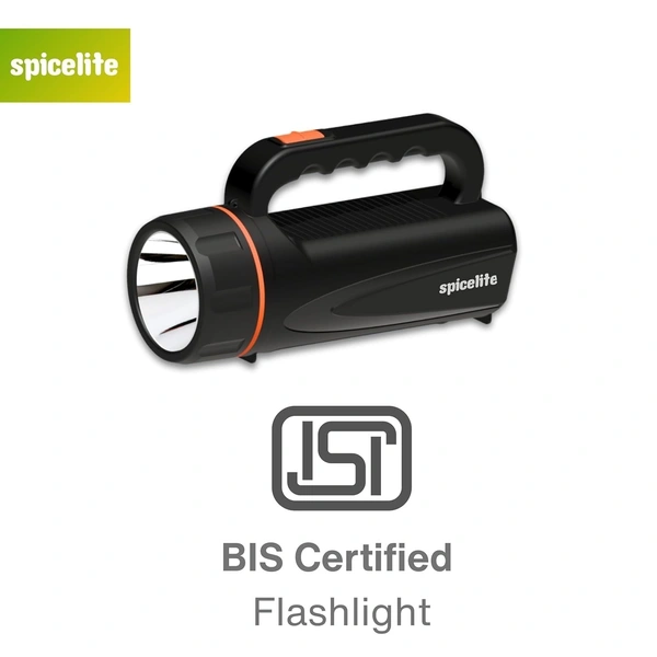 Spicelite Raja Rechargeable LED Torch | 10-Hour Runtime | 4800mAh ...