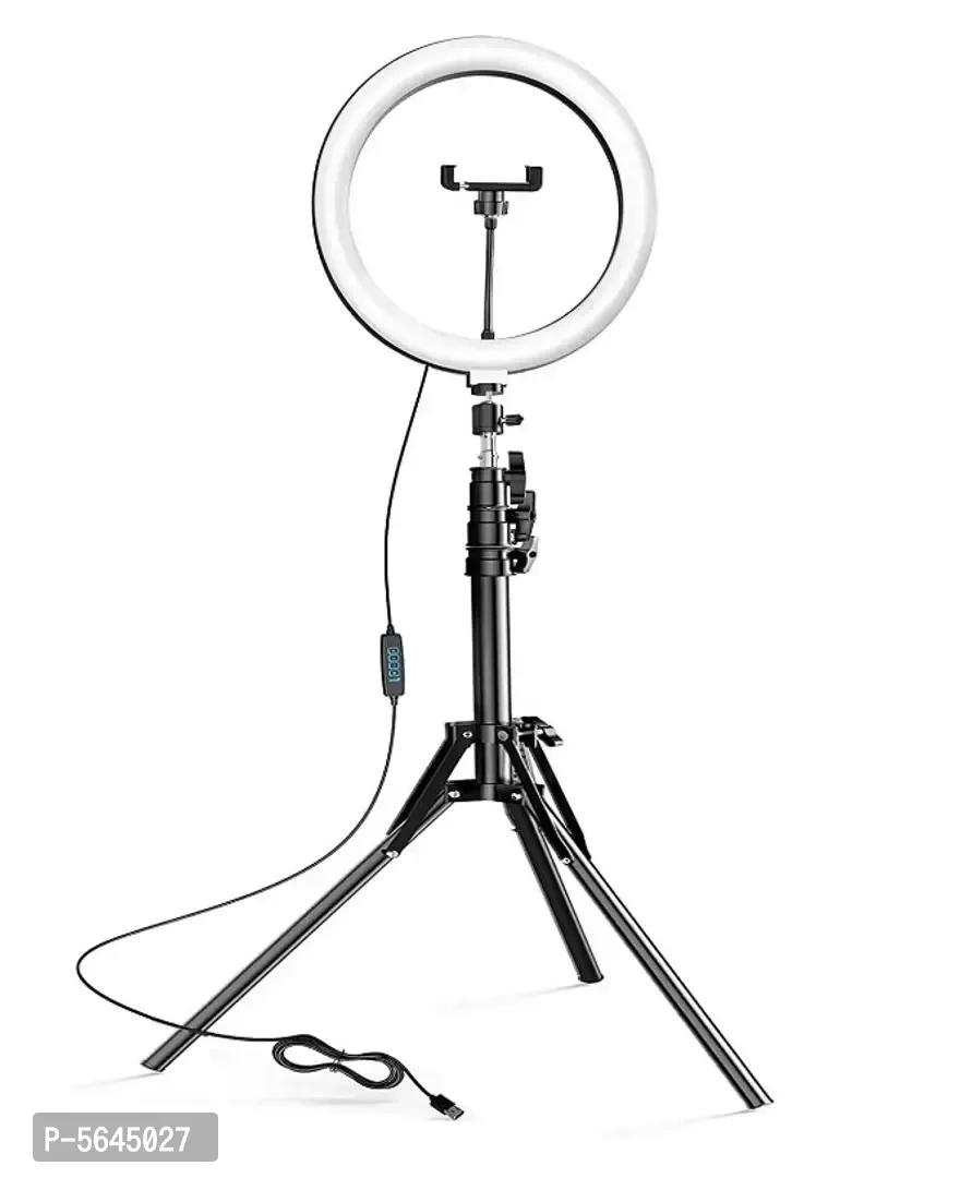 Buy Webilla Foldable Tripod with Remote, Dimmable 3-Modes LED Ring ...