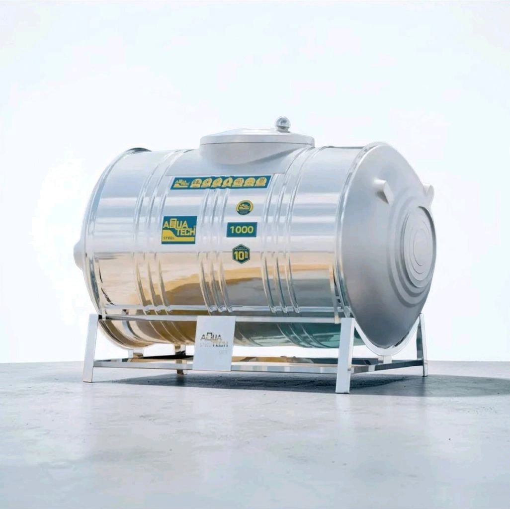 Aquatech Steel Horizontal Water Tank 1500 ltr