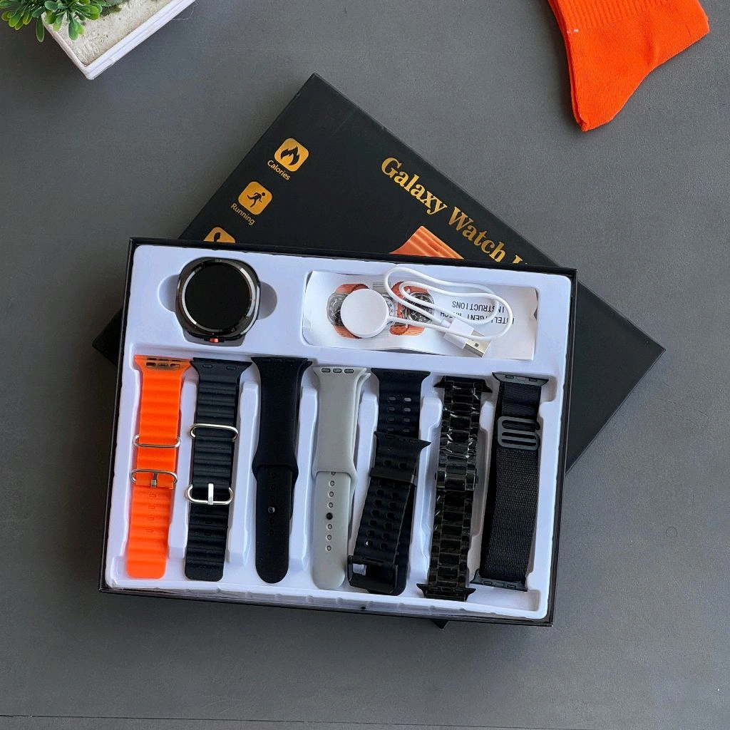 Most Demanded Smartwatch Gift Combo, Watch Ultra 7 In 1 Combo Gift Pack ...