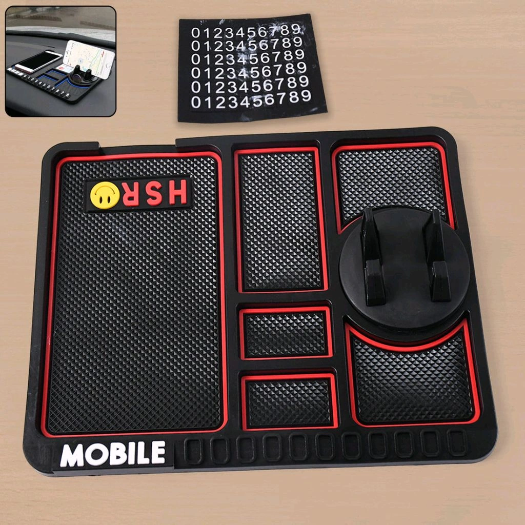 Non-Slip Car Dashboard Mat Anti-Slip Multifunctional Keys Cell Phone ...