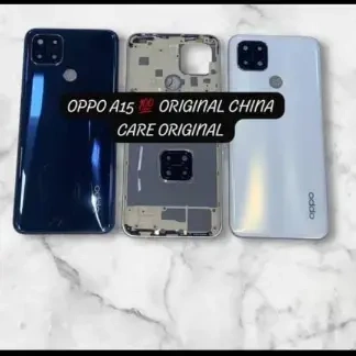Oppo A15 Original Back Panel With Camera Glass