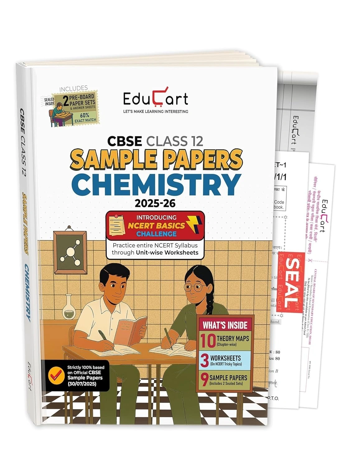 Educart CHEMISTRY Sample Papers 2025-26 - Class 12 (Based on Latest ...