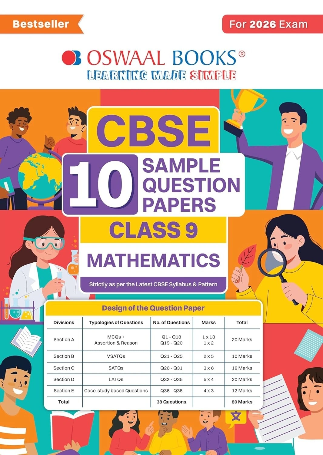 Oswaal MATHEMATICS Sample Question Papers | Strictly as per Latest ...