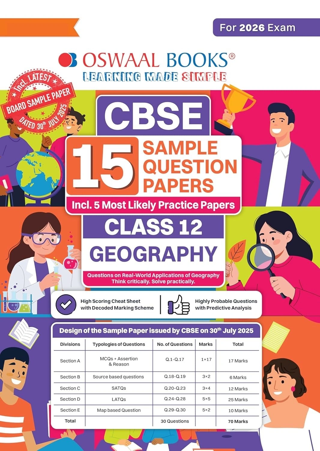 Oswaal GEOGRAPHY 15 Sample Question Papers (As per CBSE Sample Question ...