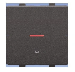 6A 2M Bell Push Grey 65166B Anchor Penta Modular