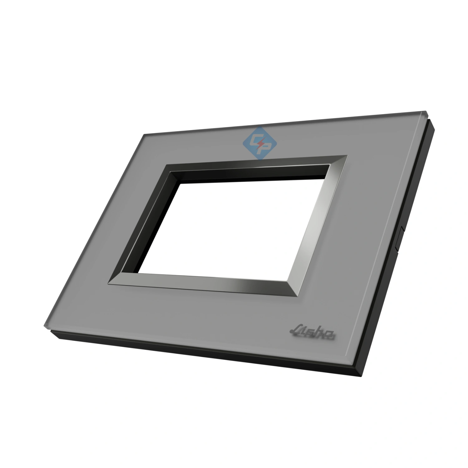 4M TiNT Sizzling Silver Glass Cover Plate with Support Plate Lisha ...
