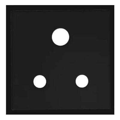 6A Indian Socket Anthracite (Black) WSNSK72A Hager