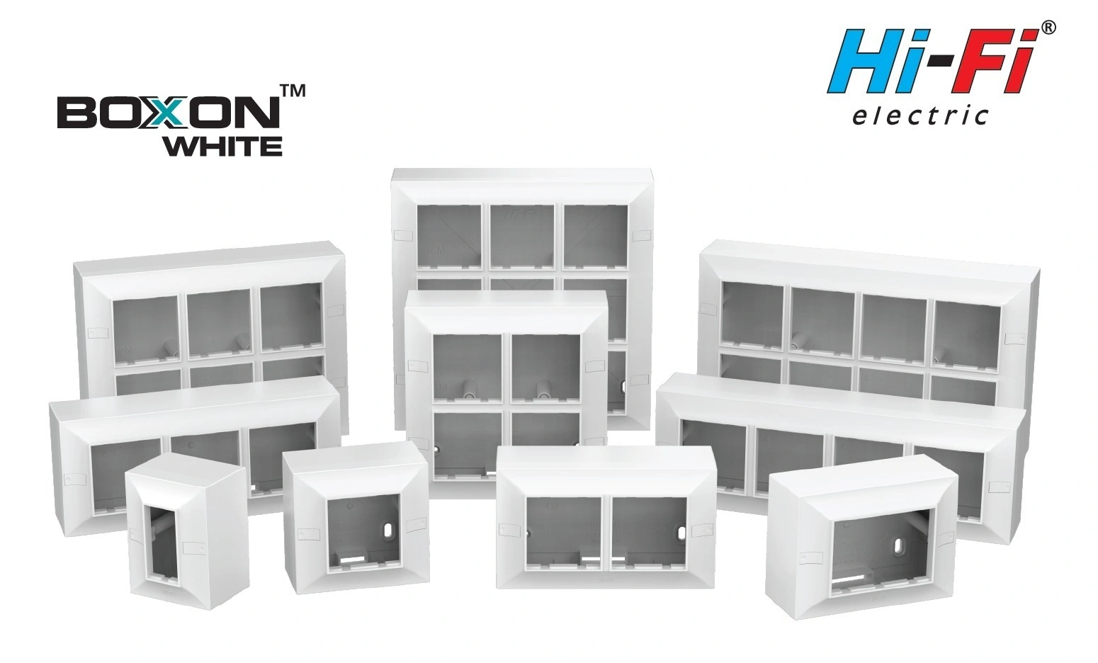 1M Modular Plate with PVC Box Hi Fi