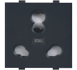 Anchor Roma Multi Socket 16A - Black