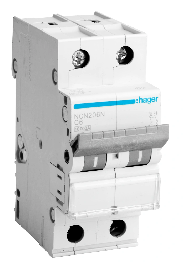 40A DP MCB 'D' Curve Hager