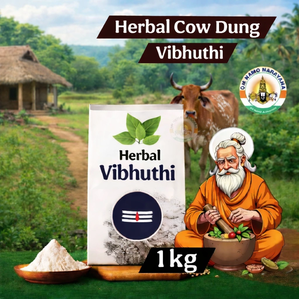 Herbal Cow Dung Vibhuthi - 1kg