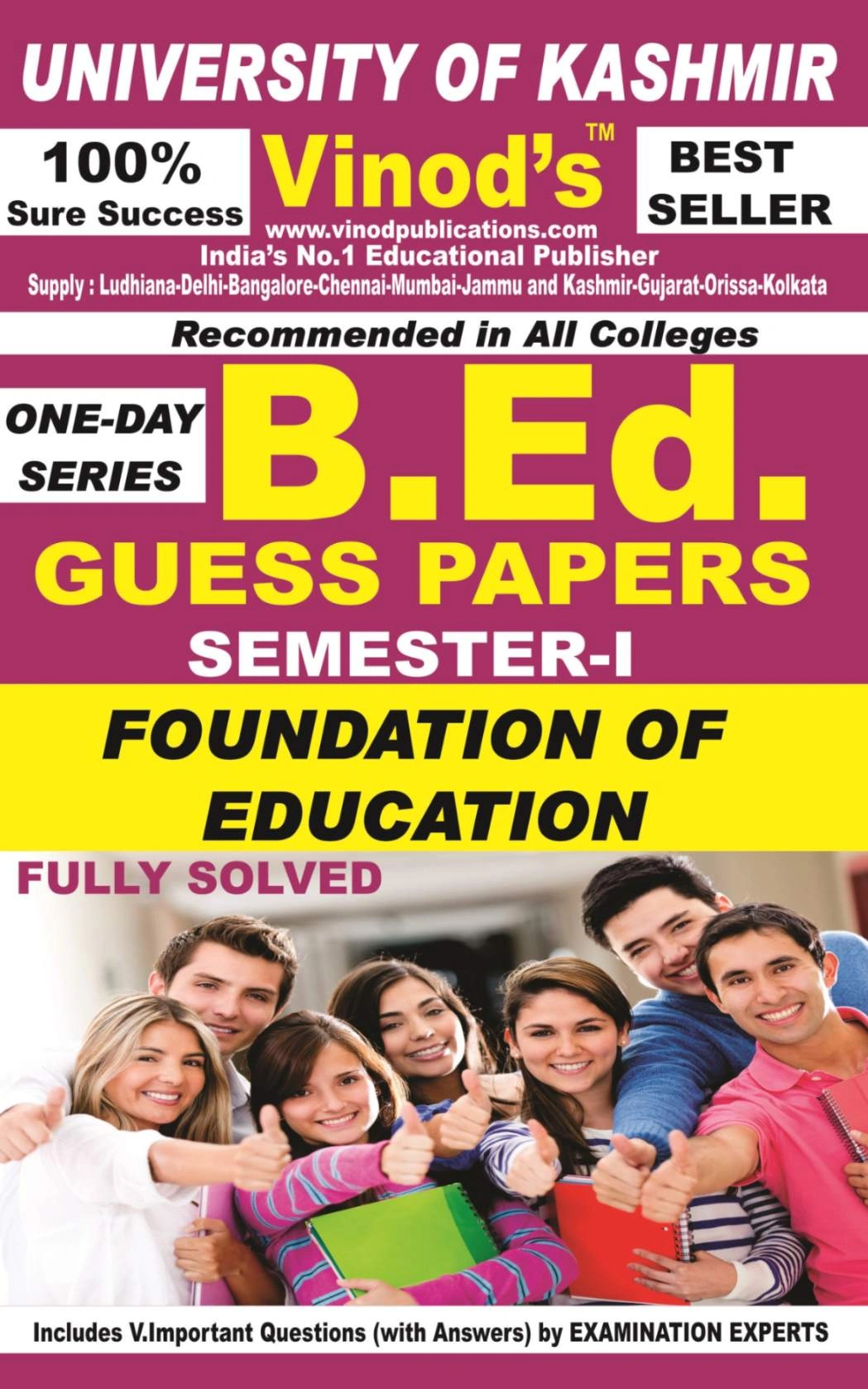 101 (E) GP- Foundation of Education (E) KU Guess Paper (E) BEd SEM-I ...