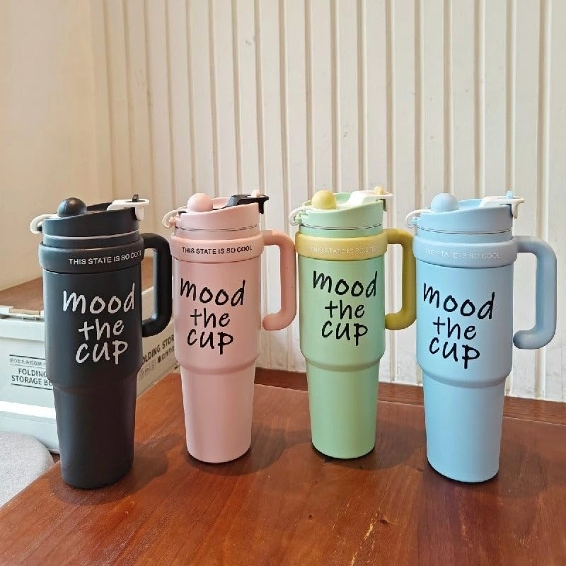 Summer Mood The Cup Insulated Water Bottle, 900 ml, Stainless Steel ...