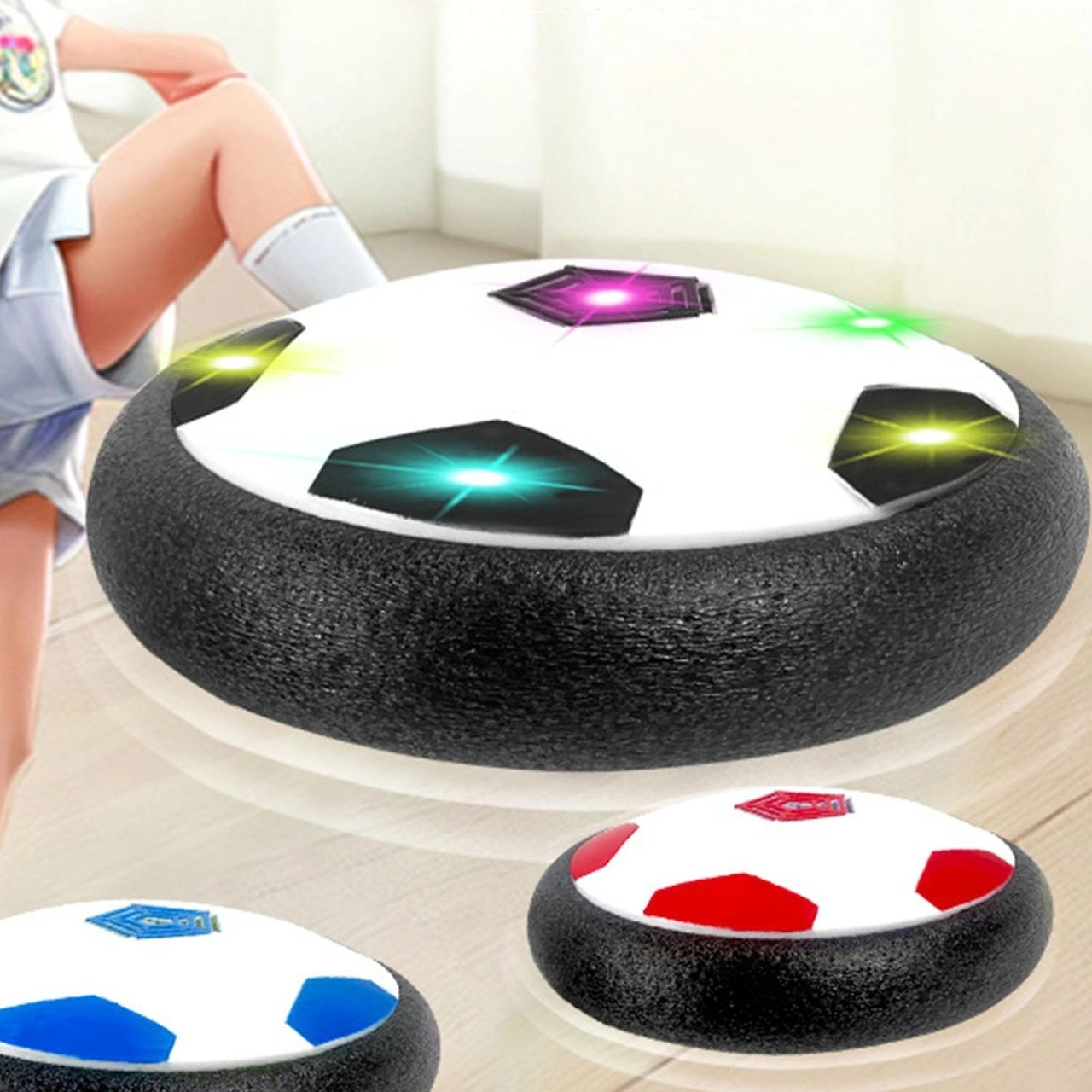 Hover Football Ball Fun Anti-Collision Floating Football Toy With LED ...