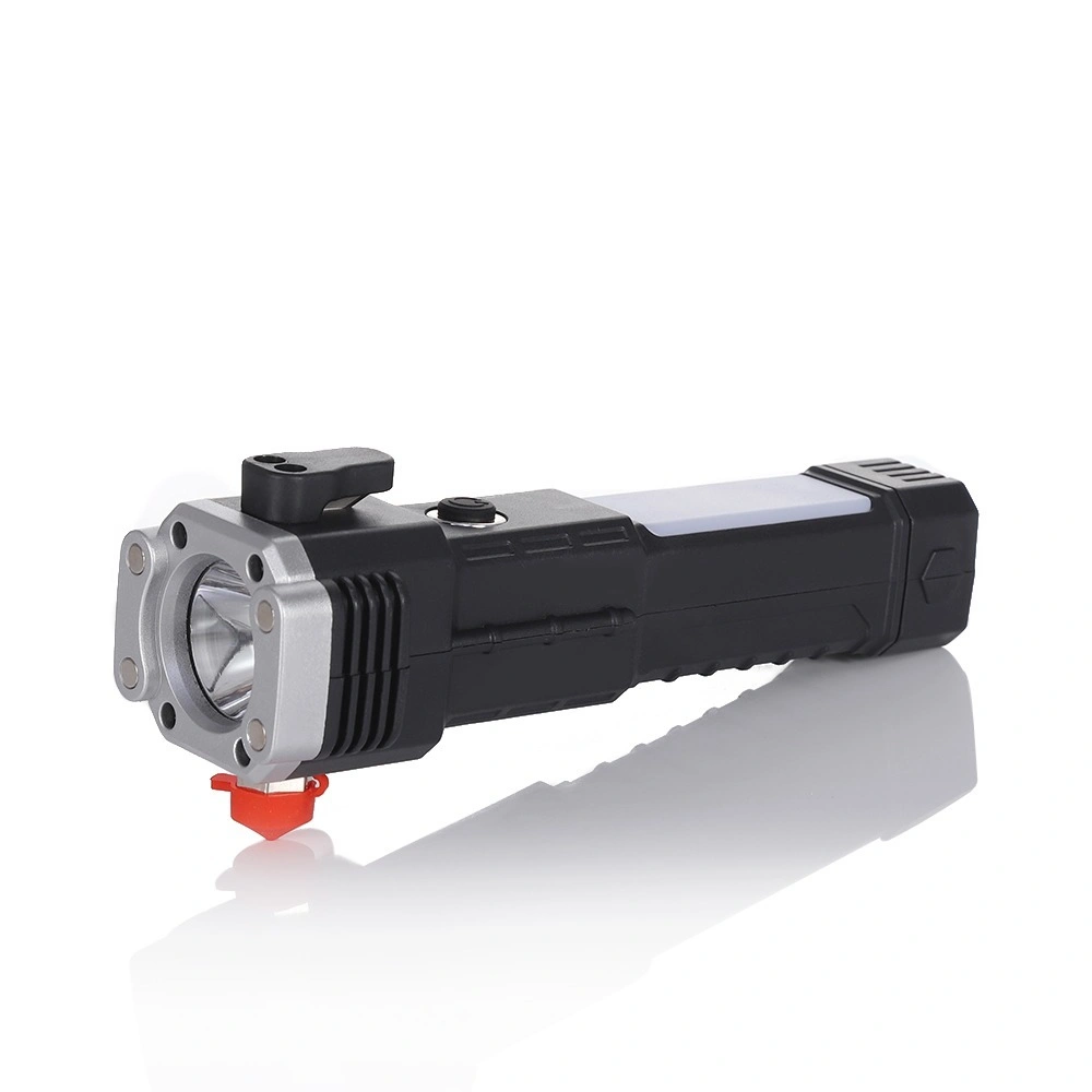 6-in-1 Multifunctional Rechargeable LED Flashlight with Magnet, Power ...
