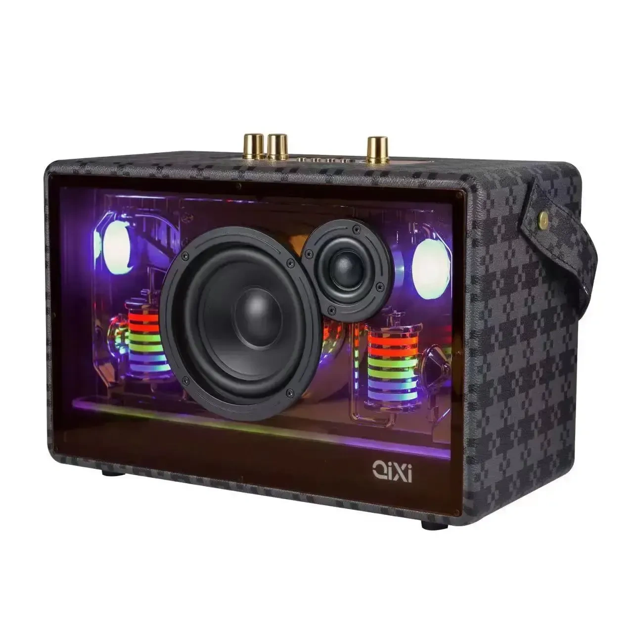 Portable Bluetooth Karaoke Sound Box with Microphone Baffle – Wireless ...