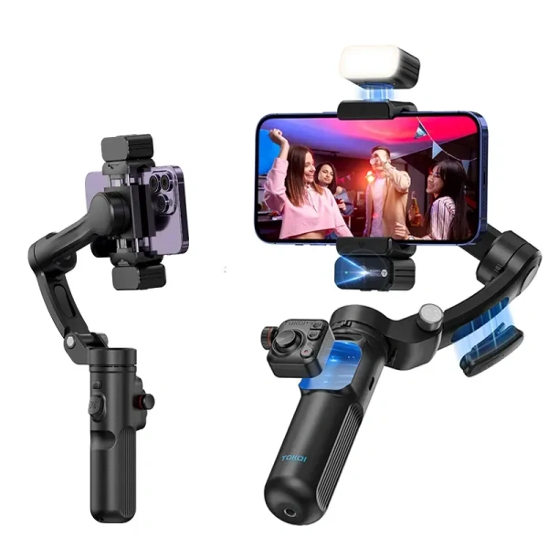 M03 Intelligent AI Face Tracking Gimbal Stabilizer – 3-Axis Anti-Shake ...