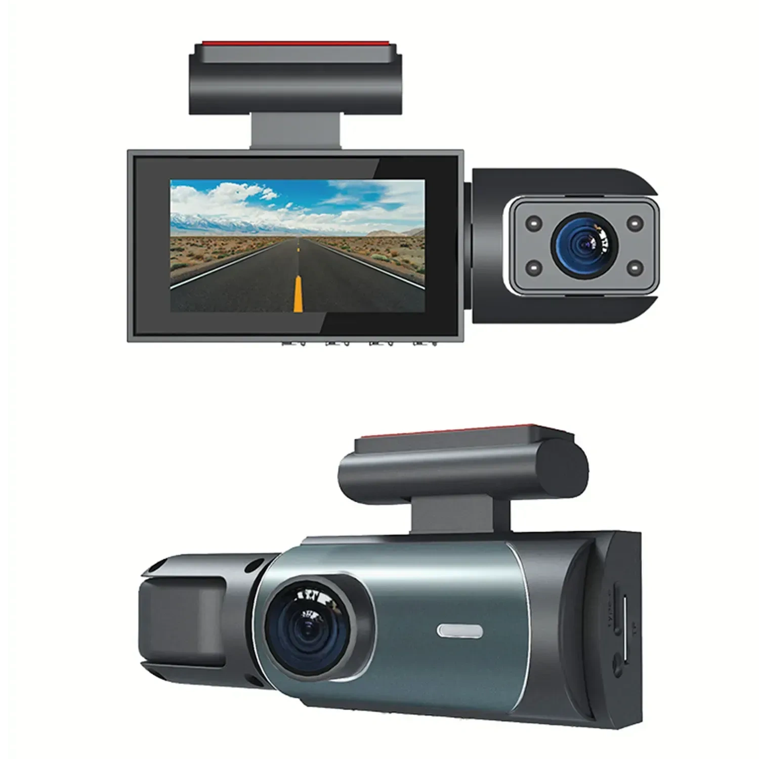 D16 Max Dual Dash Cam Front & Rear | 170° Wide-Angle, Night Vision ...