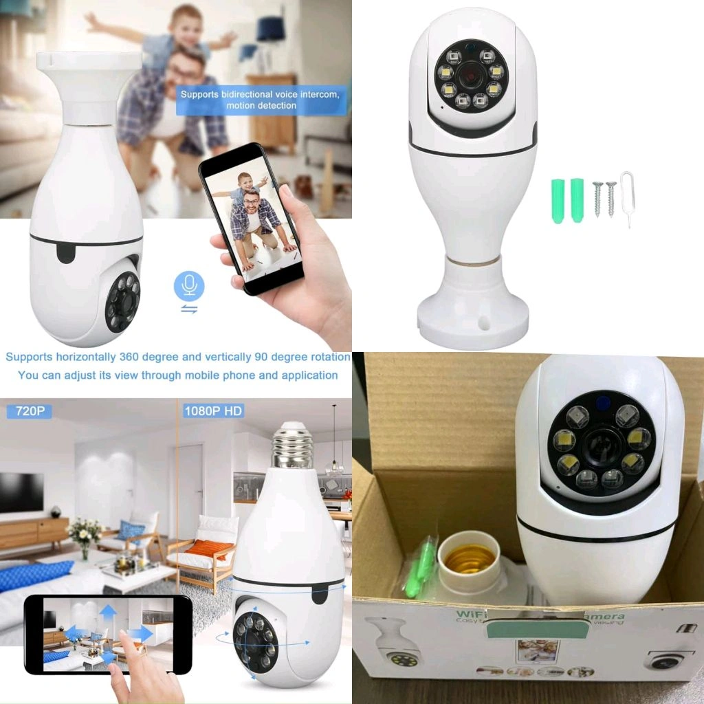 Smart Wi-fi Panorama Bulb Cemera