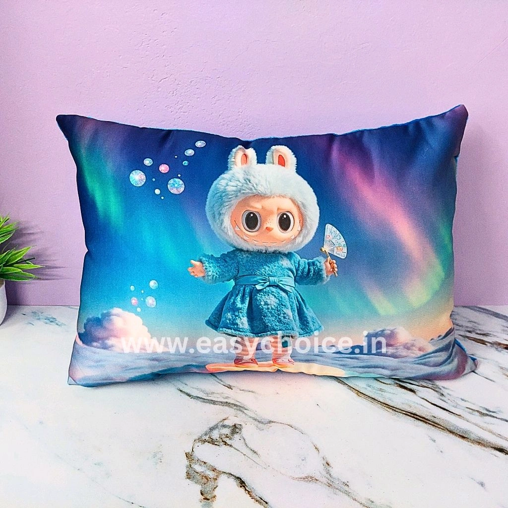 Big Sized Super Cute Treding Lovely Magic Sky Labubu Pillow (44×30cms ...