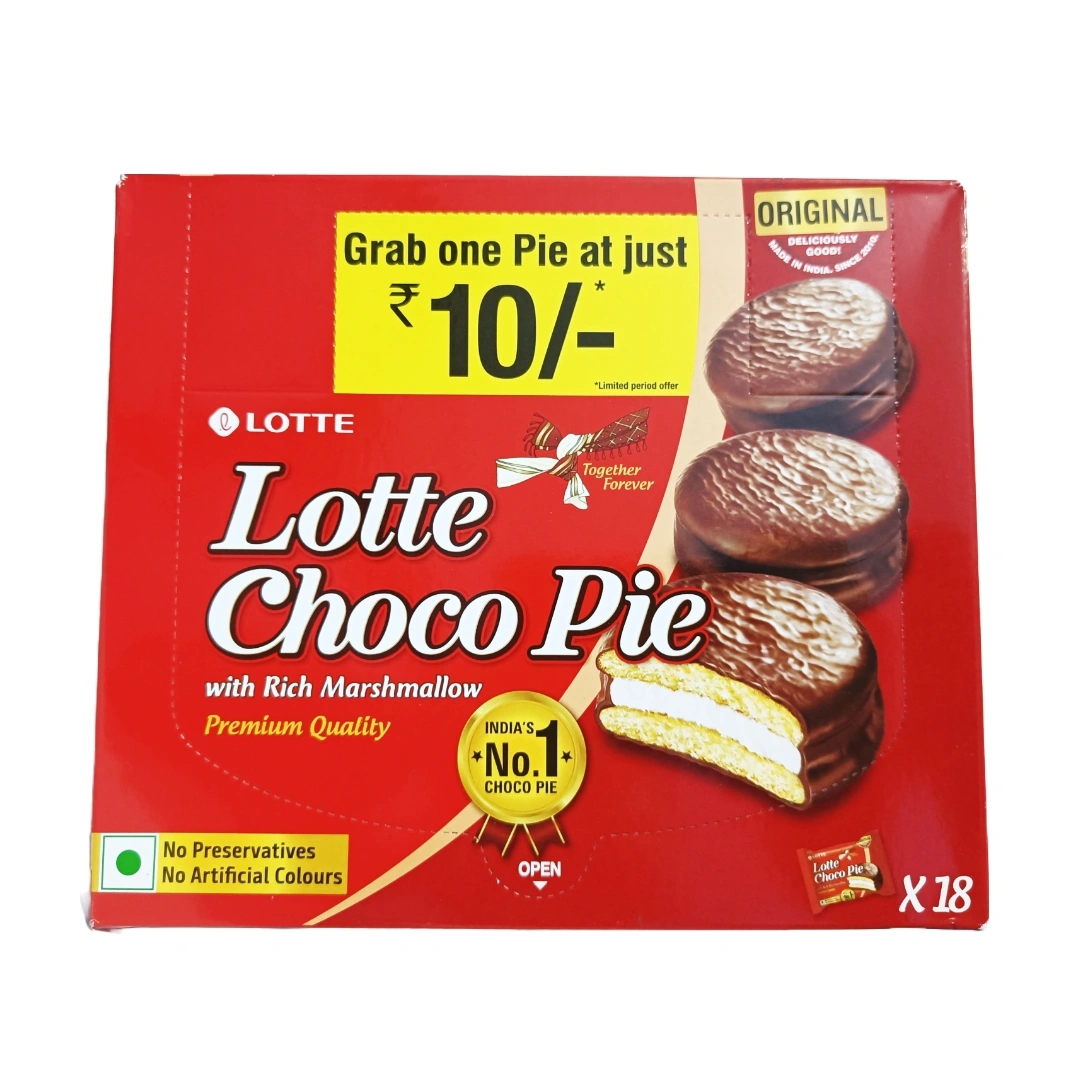 Lotte Choco Pie (Pack Of 18)