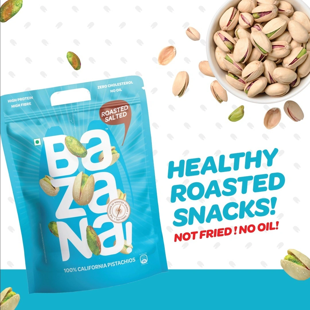Bazana Roasted Salted Pistachios 1kg Pack