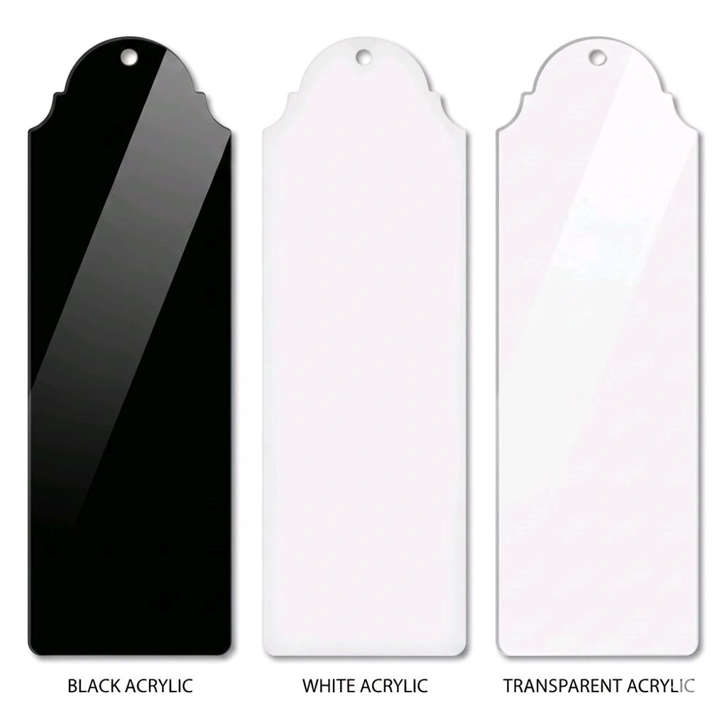 Acrylic Book Marker - A