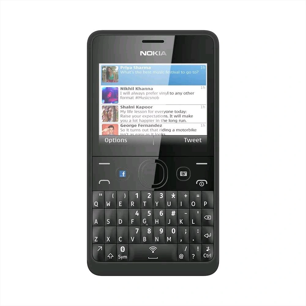 Nokia Asha 210 Keypad Phone Refurbished 2 Month Under Warranty