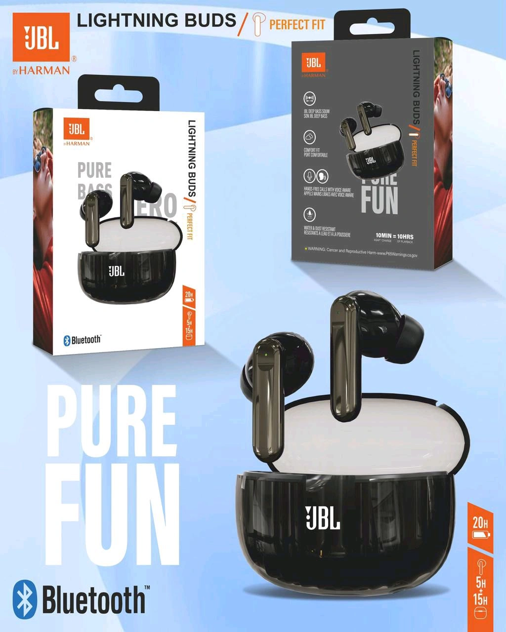 Jbl Nirvana Lightning Buds 💯% Og Shiny Earbuds Extra Bass Sound