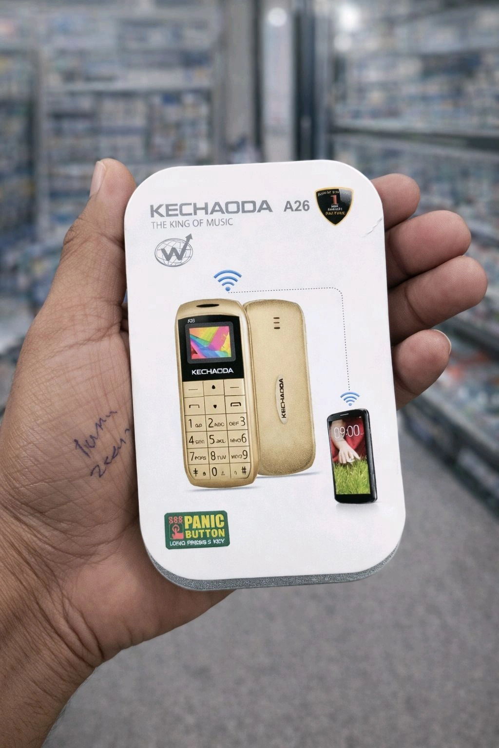 Kechaoda Mini Keypad Mobile 0.66 Inch Display ( Service CenterWarranty )