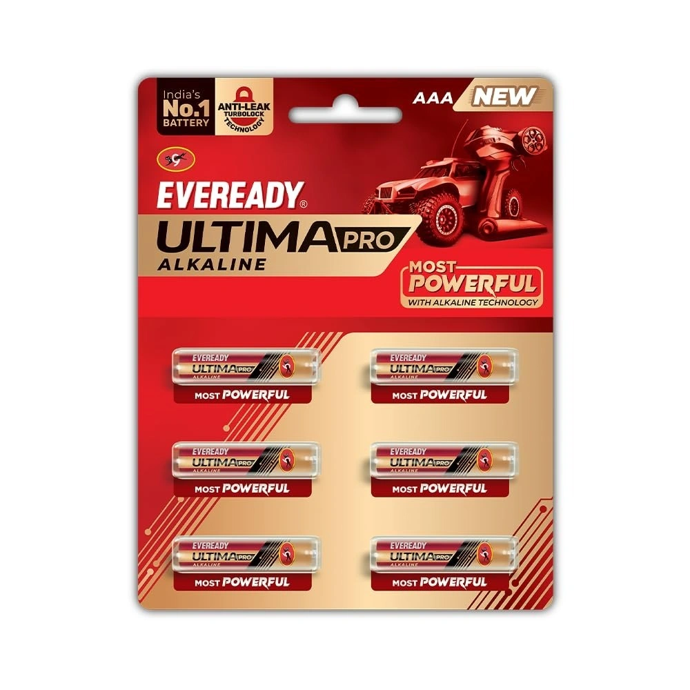 Eveready Ultima Pro Alkaline AAA Battery & Cell 1.5V 800% Longer ...