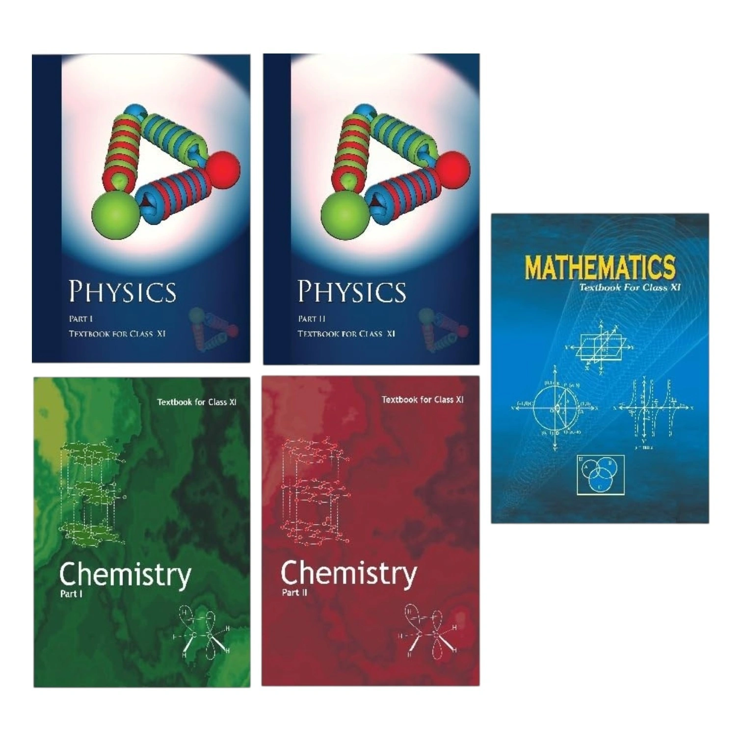 NCERT Physics Part 1 &2 / Chemistry Part 1 & 2 / Mathematics / Books of ...