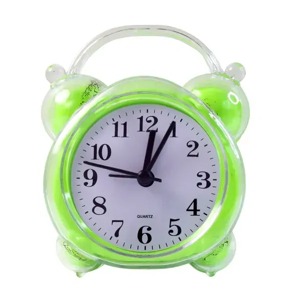 CLASSIC ALARM CLOCK, Classic Quartz Alarm Clock – Compact Pink Analog ...
