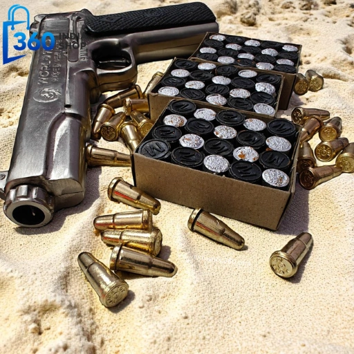World War Silver Sound Gun | Combo Price | 6 Golden Dummy Bullets With ...