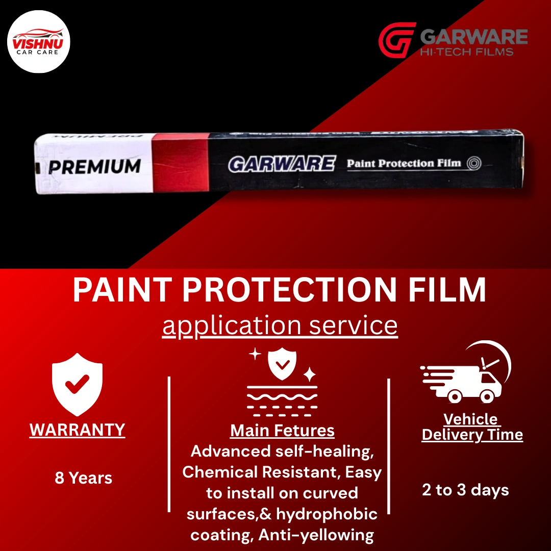 Garware Premium PPF Hyderabad | 8-Year Warranty – Vishnu Car Care