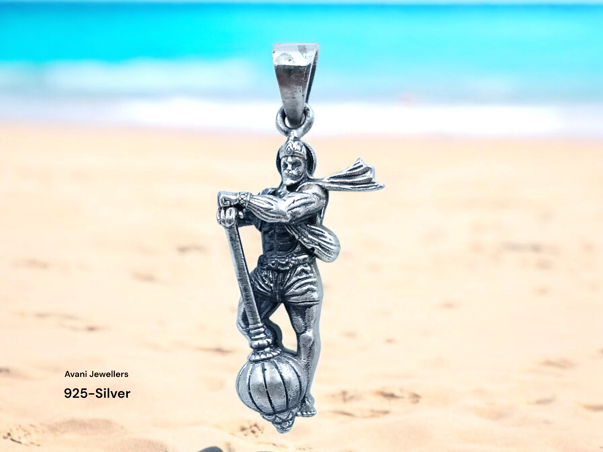 Silver God Pendant
