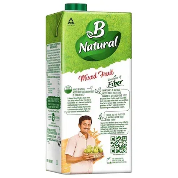 B Natural Mixed Fruit, Goodness of fiber, Rich in Vitamin C & E, Made ...