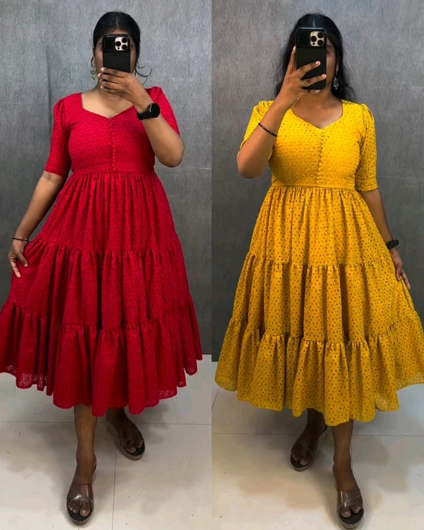 Hakoba 3 layer Gown With One Side Pocket