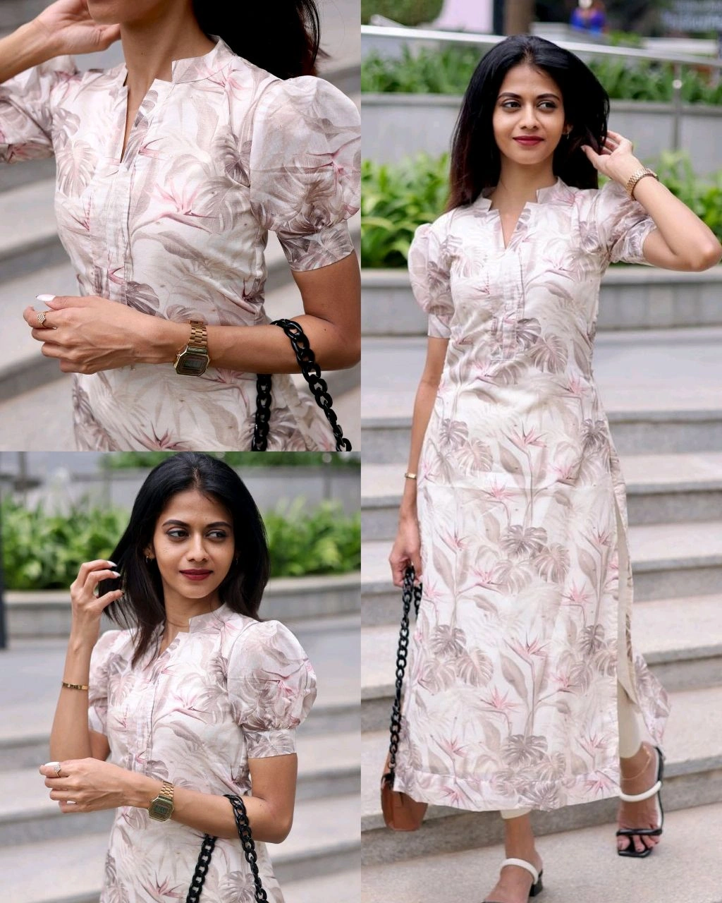 It is a perfect outfit for any small gathering or function