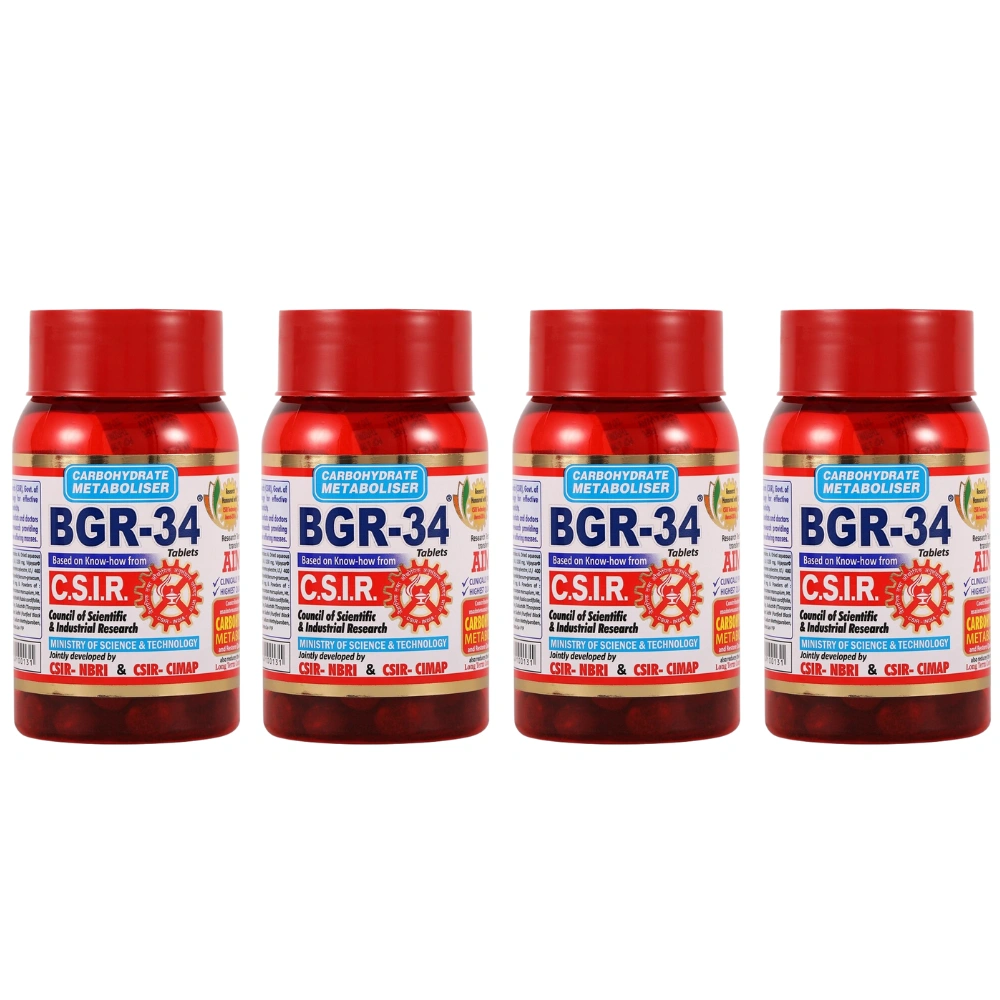 Aimil BGR 34 Tablets (100tab) (Pack of 4)