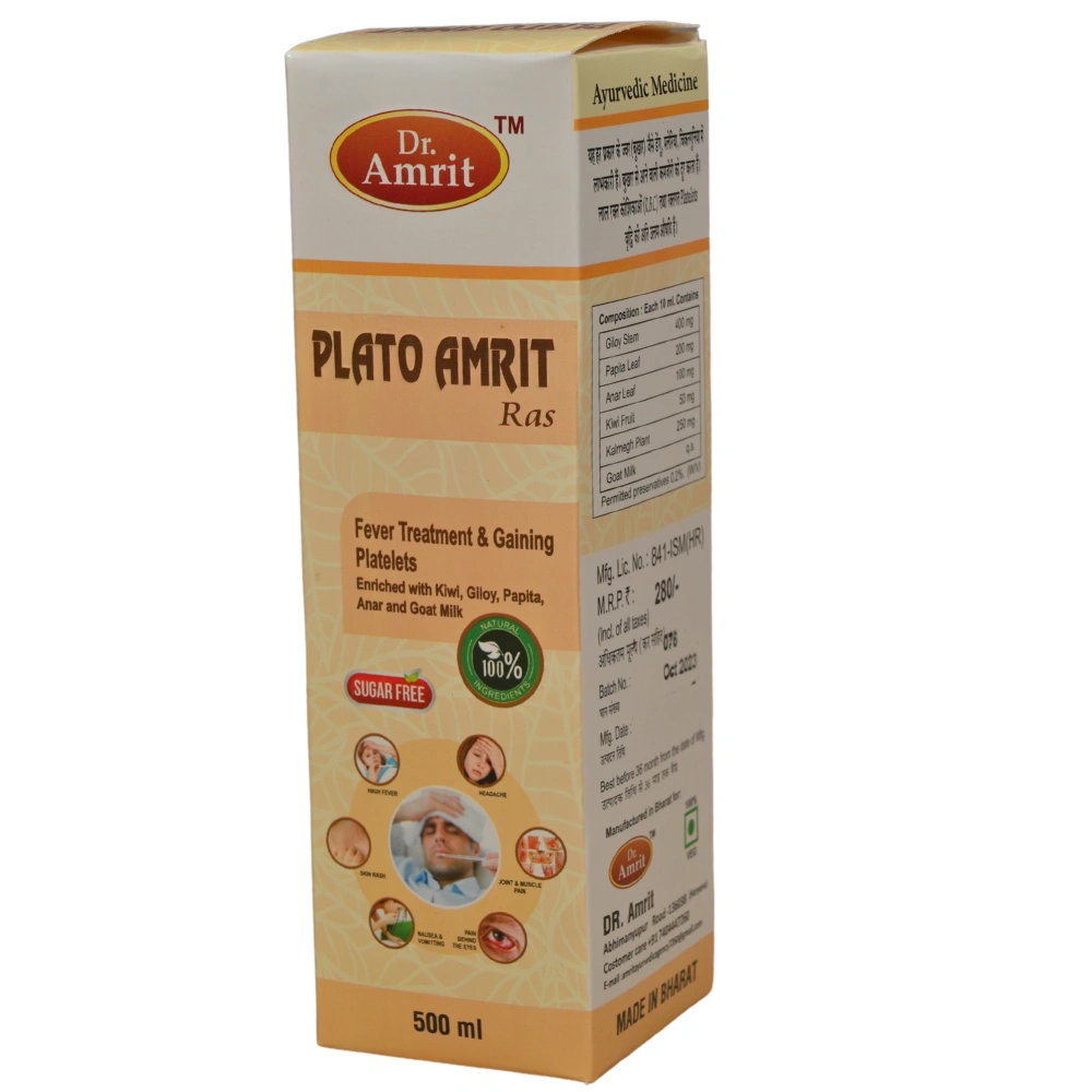 Dr. Amrit Plato Amrit Ras (500ml) - Platlets Boost