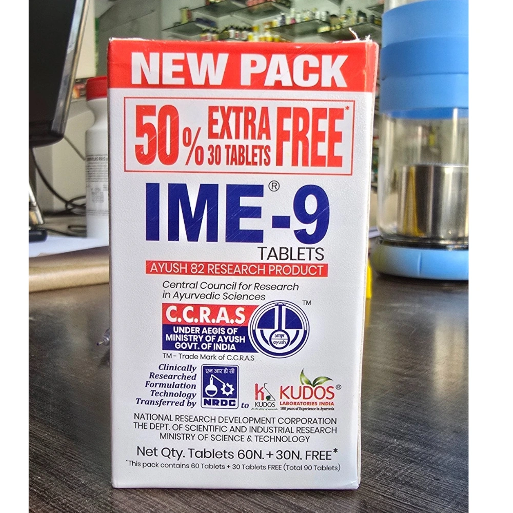 Kudos IME-9 (60tab) + 30 Tab Free - Ayurvedic Diabetes Management ...