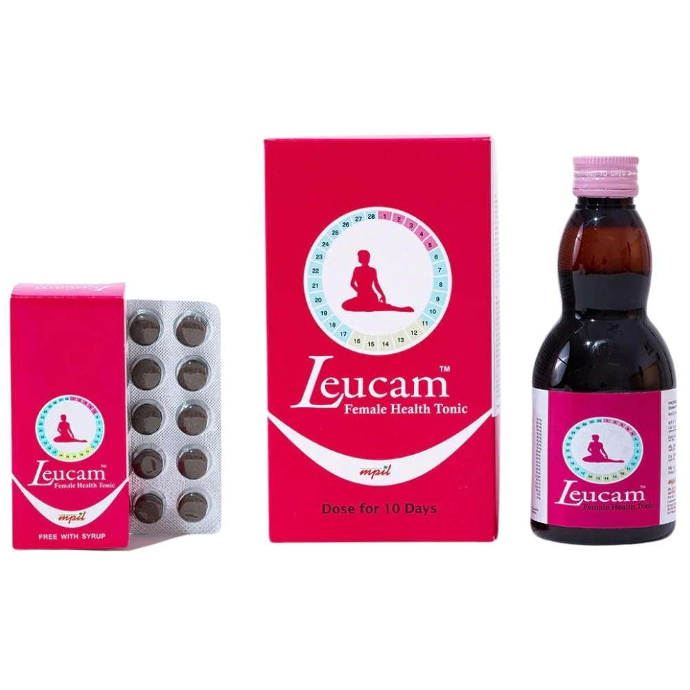 MPIL Leucam Syrup for Women's health (200ml + 40Tablets)