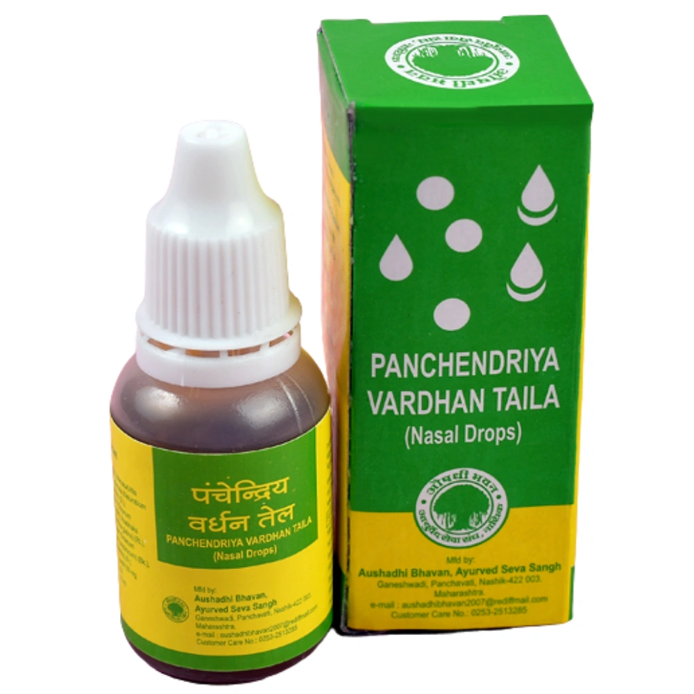 Panchendriya Vardhan Taila – Nasal Drops (15ml) | Buy at Ayush Pharmacy ...