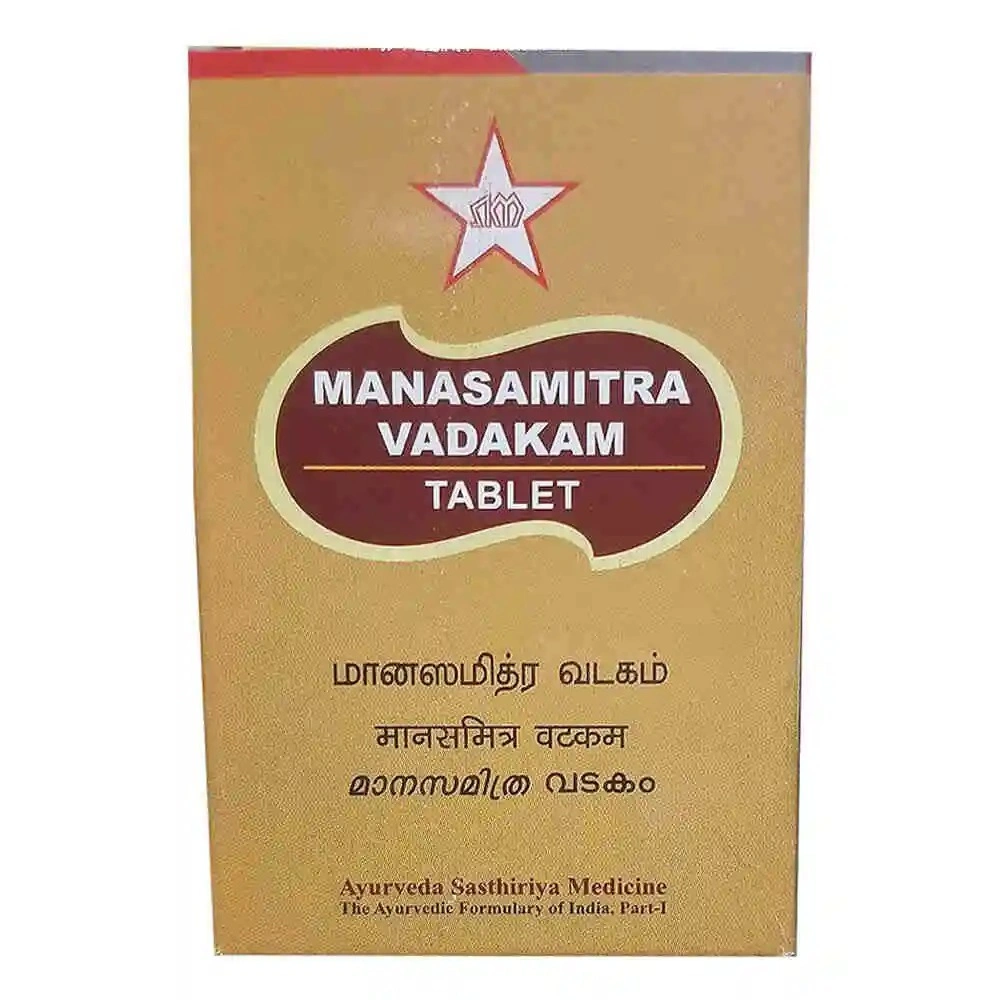 SKM Manasamitra Vadakam Tablets (100 Tabs) | Natural Calm & Stress ...