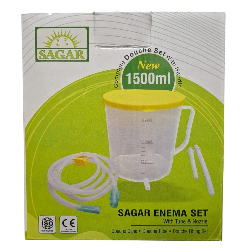 Sagar Enema Set 1500ml – Complete Douche Kit for Bowel Cleansing ...