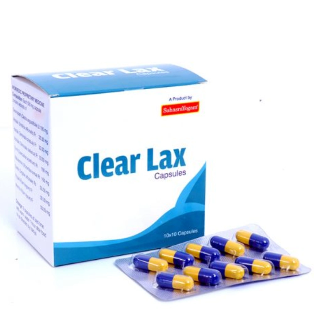 Sahasrayogam Clear Lax Capsule (100caps)
