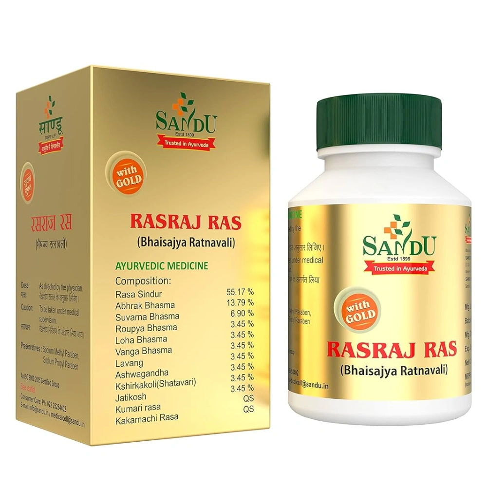 Sandu Rasraj Ras Tablet (10tab) - Ayush Pharmacy