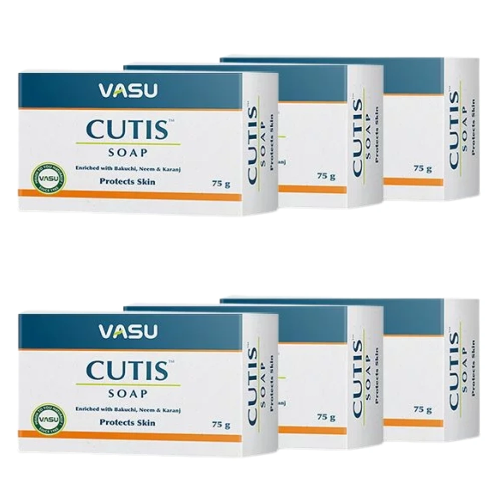 Vasu Cutis Soap (75gm) (Pack Of 6)